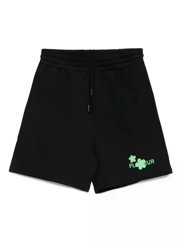FLANEUR Logo-print Drawstring Shorts