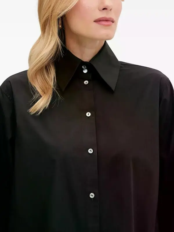 Karl Lagerfeld Embroidered-cuff Shirt