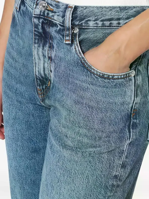 FRAME Cotton Straight Leg Jeans