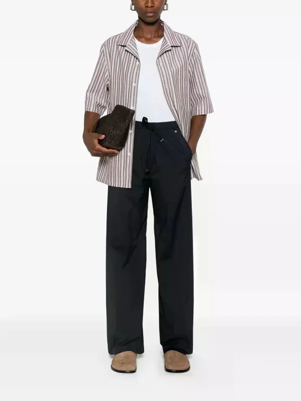 Herno Wide Leg Trousers - Blue