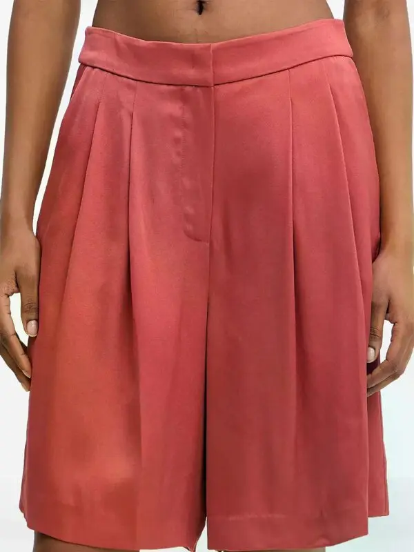 Karl Lagerfeld Pleated-front Shorts