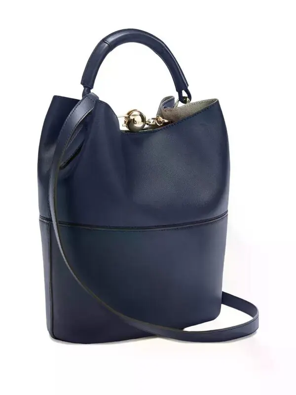 Furla Sfera Chain-detail Bucket Bag - Blue