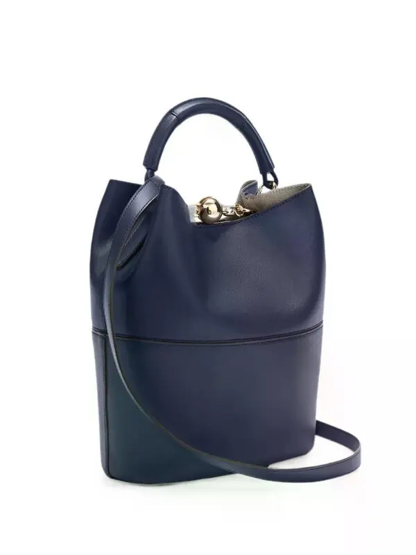 Furla Sfera Chain-detail Bucket Bag - Blue