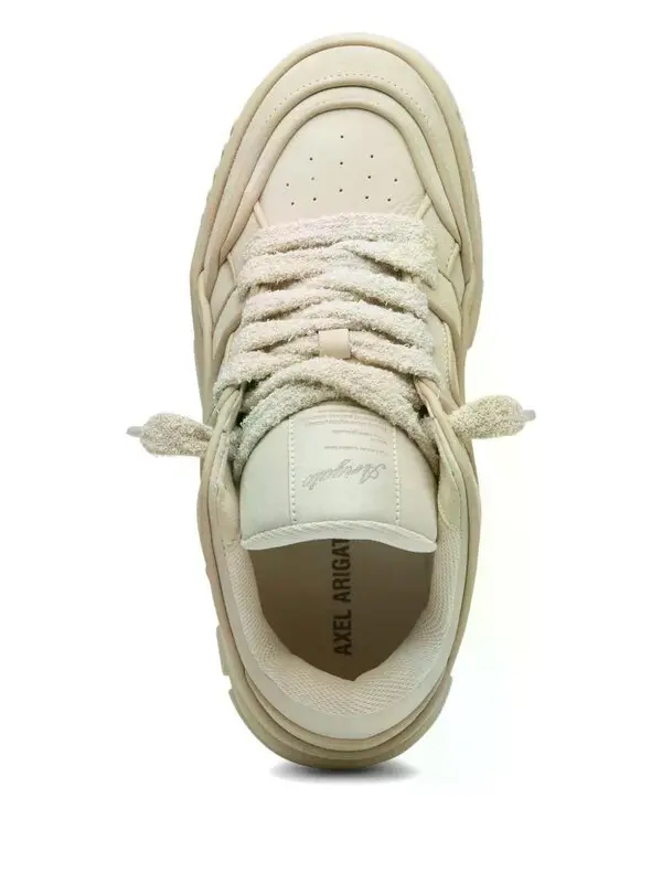 Axel Arigato Area Lo Embossed-logo Sneakers - Neutrals