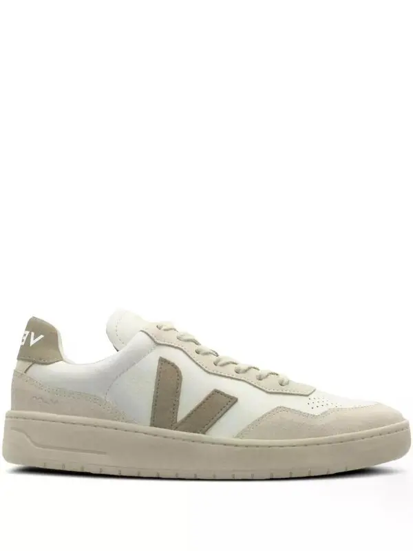 VEJA V-90 Leather Sneakers - White