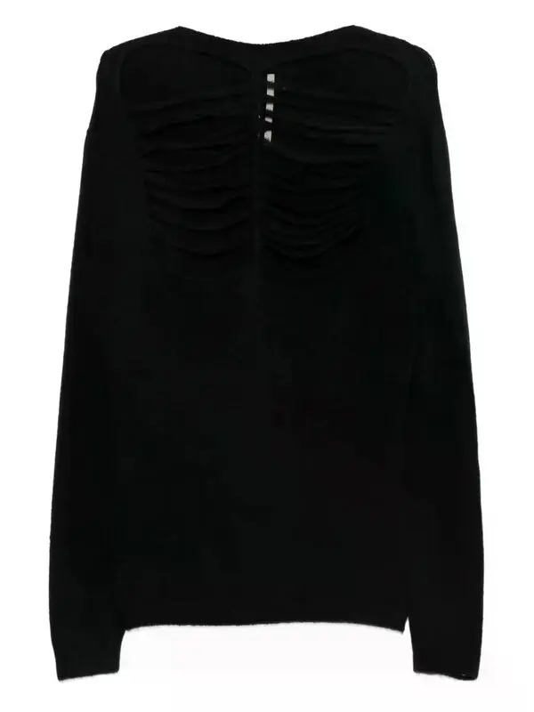 Rick Owens Cut-out Front Sweater