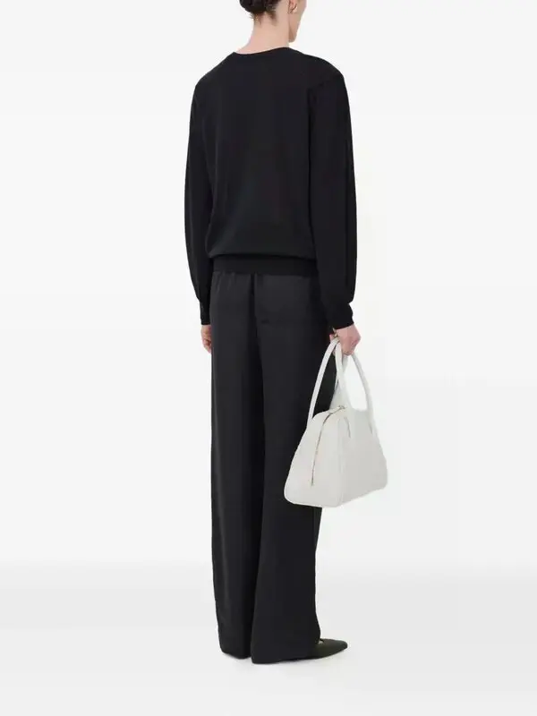 Loulou De Saison Julio V-neck Cashmere Sweater - Black