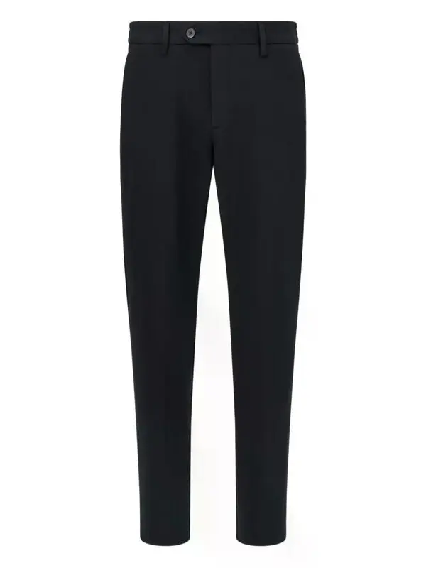 Boggi Milano Trousers With Logo Tag