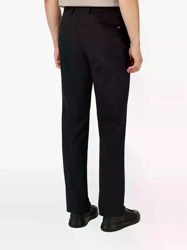 Boggi Milano Trousers With Logo Tag
