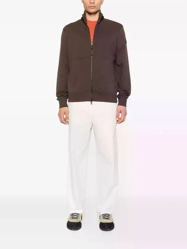 Moncler Zip-up Ribbed-collar Cardigan