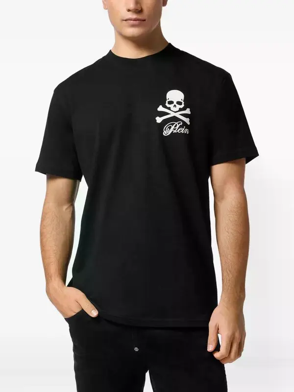 Philipp Plein Skull Bones-print T-shirt - Black