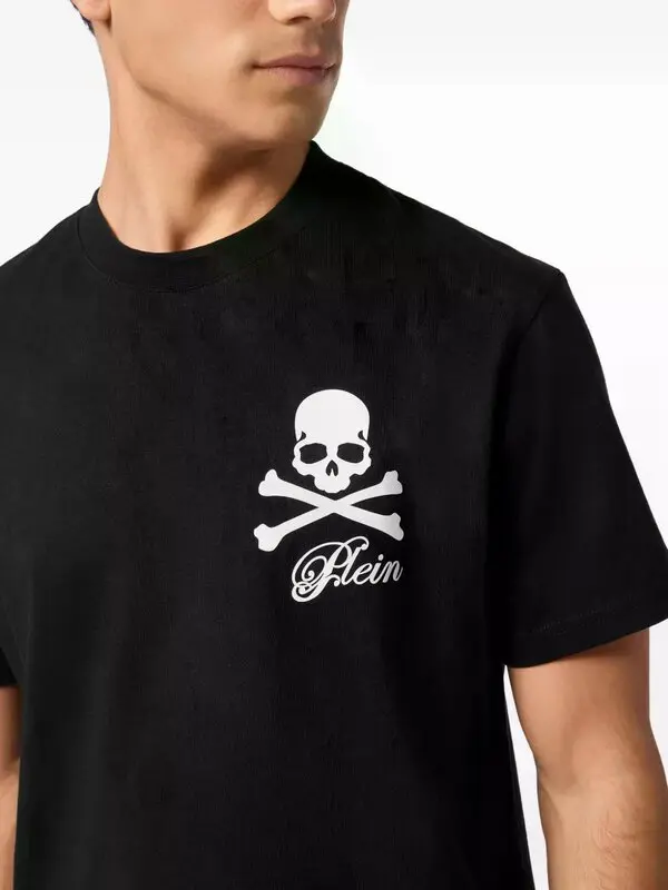 Philipp Plein Skull Bones-print T-shirt - Black