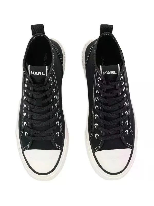 Karl Lagerfeld Lace-up High-top Sneakers