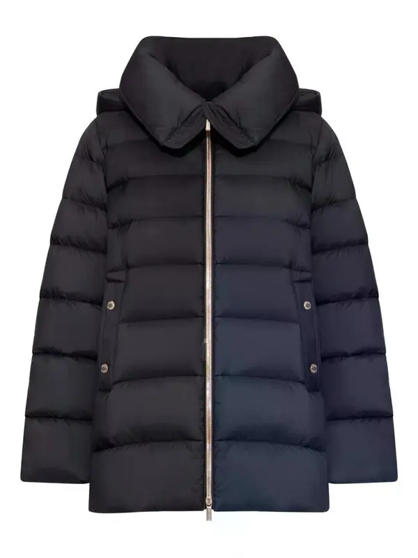 MOORER Quilted Hooded Jacket