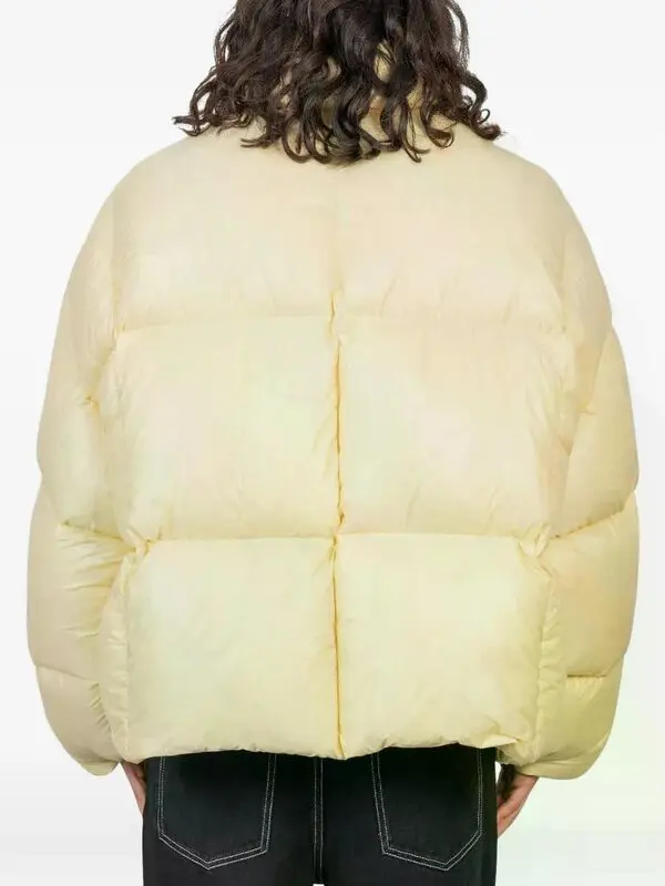 JIL SANDER Quilted Puffer Coat - Yellow