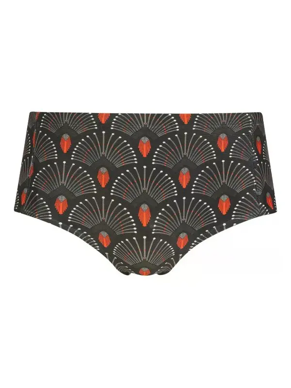LYGIA & NANNY Printed Swimming Trunks - Brown