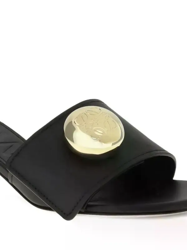 Loewe Pebble Logo Sandals