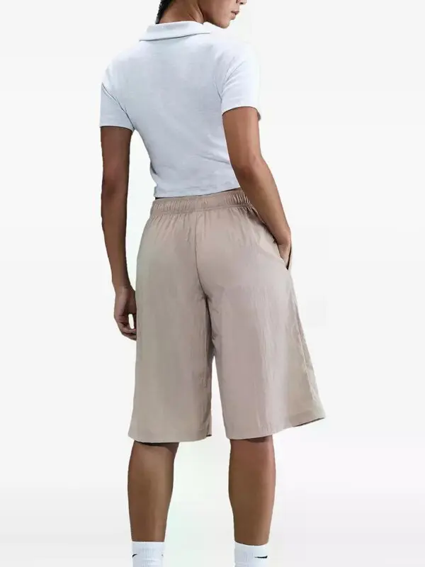 Nike Swoosh-embroidered Elastic-waist Shorts