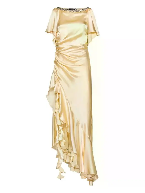 Amen Silk-satin Dress
