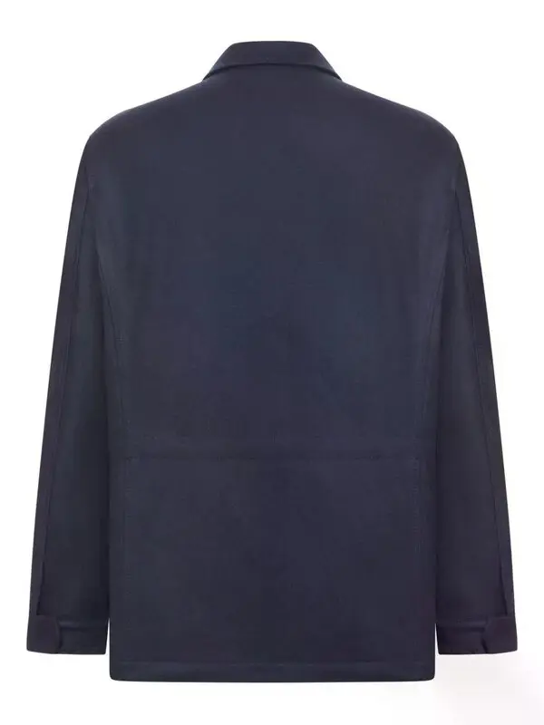 Kiton Flap-pocket Cashmere Coat