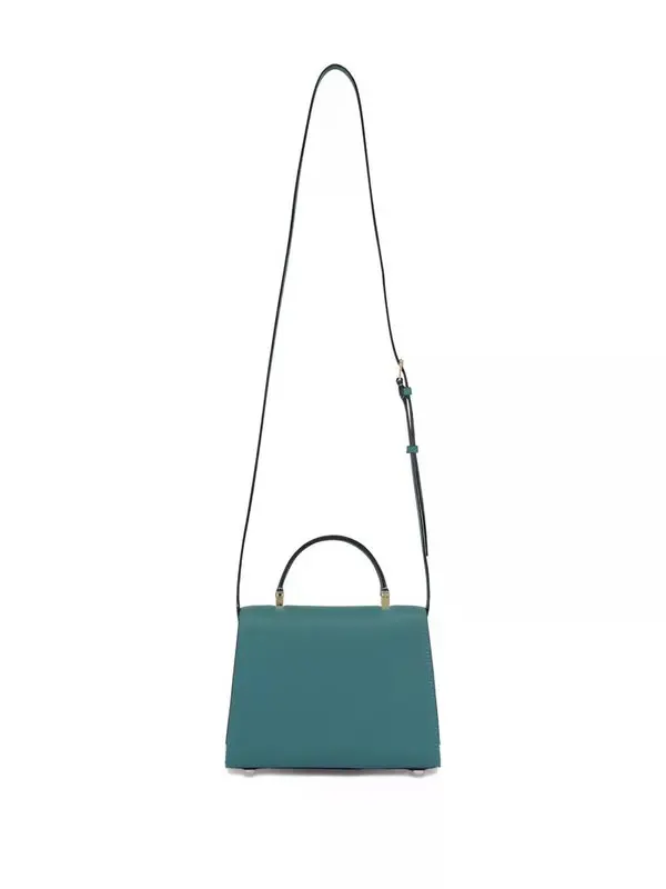 VALEXTRA Micro Iside Leather Tote - Green