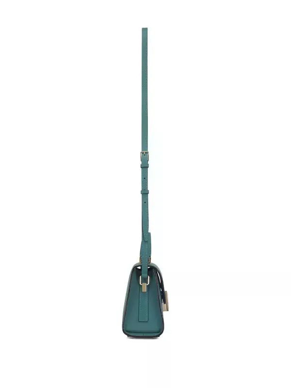 VALEXTRA Micro Iside Leather Tote - Green