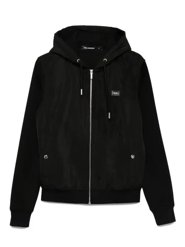 Karl Lagerfeld Hooded Zip-up Jacket