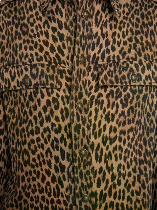 Zadig&Voltaire Leopard-print Button-fastening Shirt - Brown