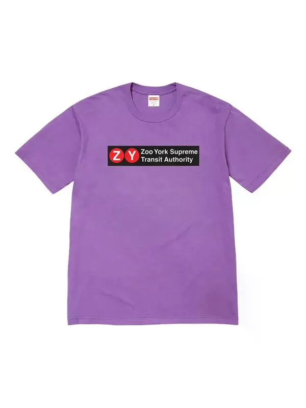 Supreme Zoo York Transit Ss 25 T-shirt - Purple