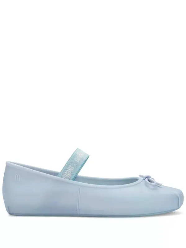 Melissa Bow-detail Ballet Flats