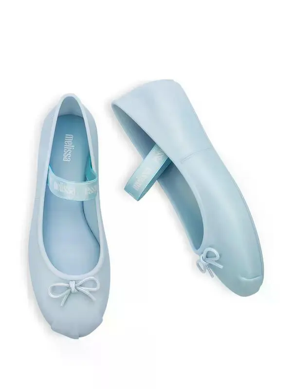 Melissa Bow-detail Ballet Flats