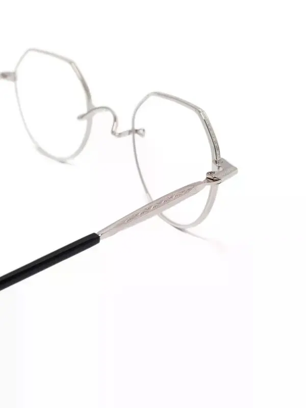 Matsuda M3144 Octagonal-frame Metal Glasses - Silver