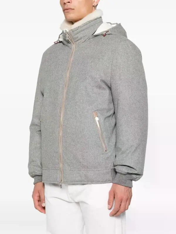 Brunello Cucinelli Zip Hooded Jacket
