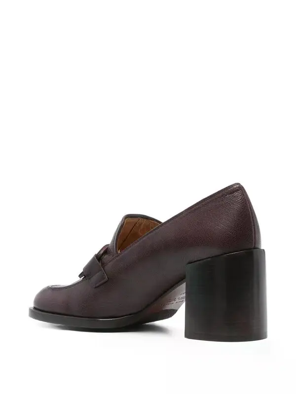 Chie Mihara 75mm Block-heel Leather Mules