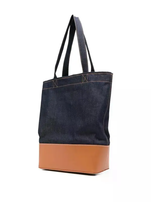 A.p.c. Logo-detail Denim Tote Bag