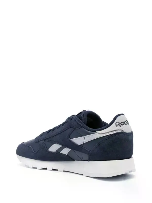 REEBOK Logo-patch Suede Sneakers - Blue