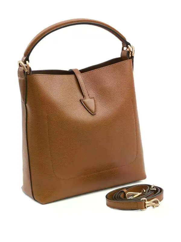 TOD'S T Timeless Leather Tote Bag - Brown