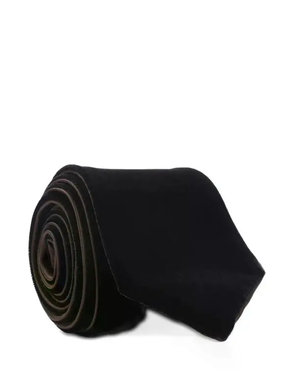 Giorgio Armani Velvet Tie - Brown