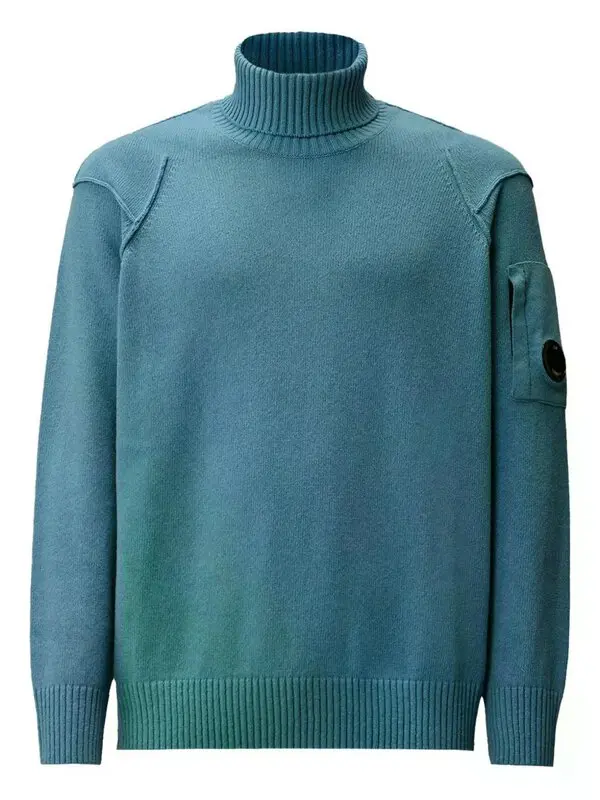 C.P. COMPANY Roll-neck Patch-pocket Jumper