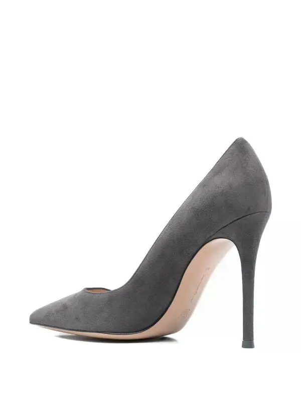 GIANVITO ROSSI 110mm Suede Pumps - Grey