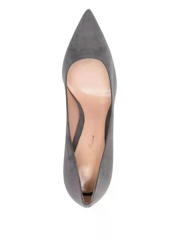 GIANVITO ROSSI 110mm Suede Pumps - Grey