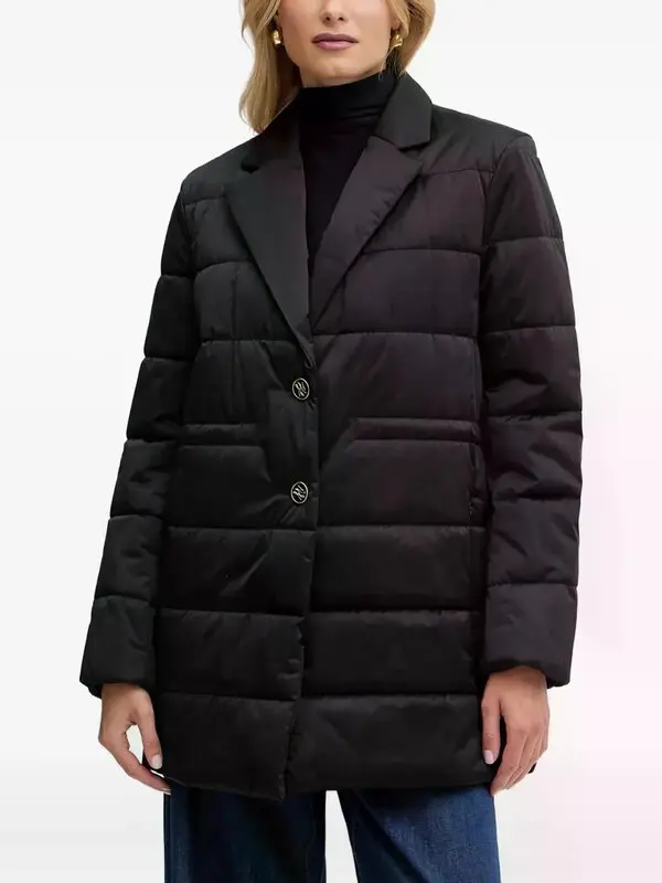 Karl Lagerfeld Quilted Jacket With Notched Lapel