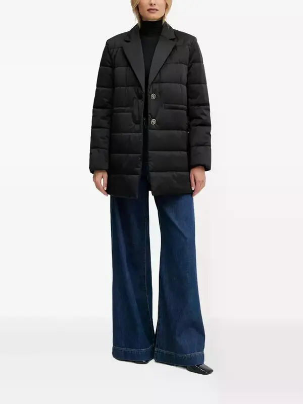 Karl Lagerfeld Quilted Jacket With Notched Lapel
