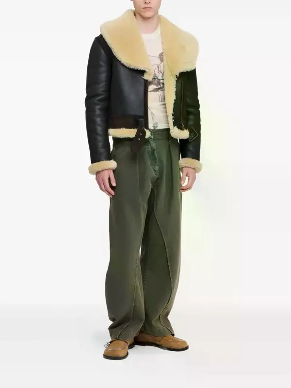 JW Anderson Shearling Jacket - Brown