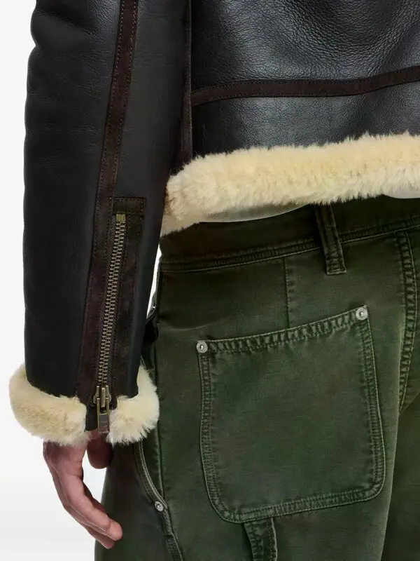 JW Anderson Shearling Jacket - Brown