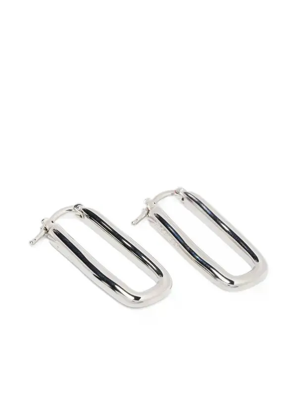 JIL SANDER Rectangle-frame Earrings