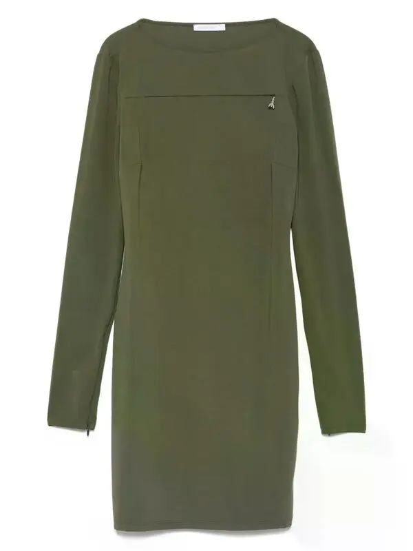 Patrizia Pepe Long-sleeve Mini Dress - Green