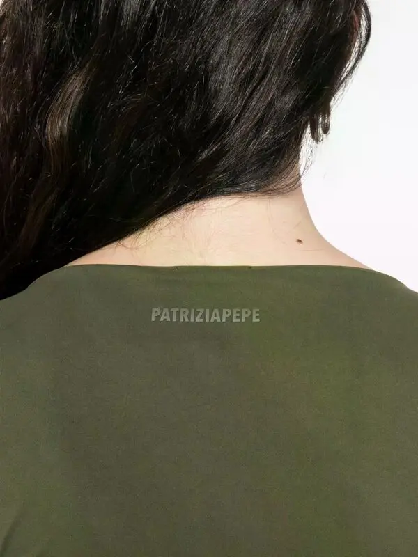 Patrizia Pepe Long-sleeve Mini Dress - Green