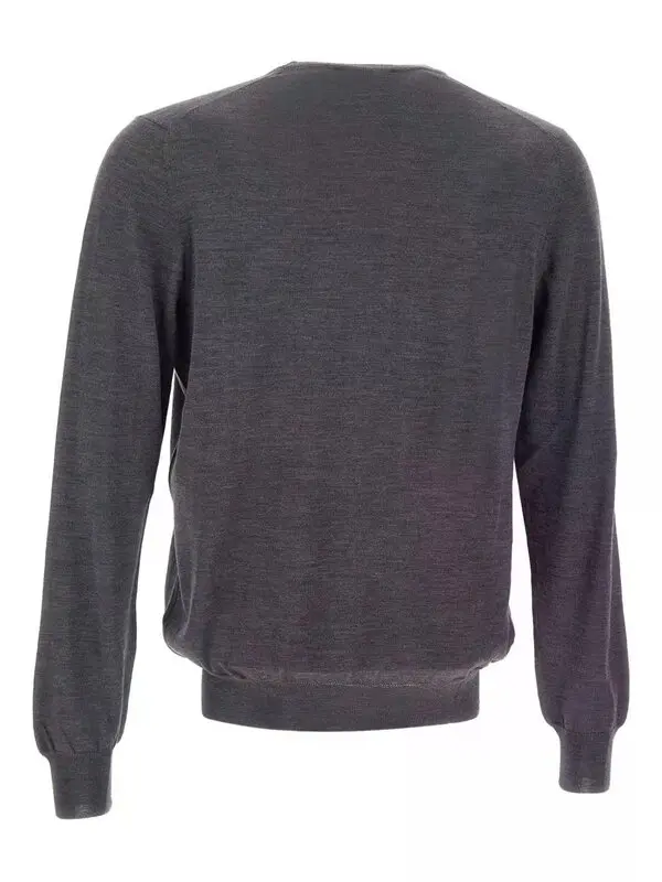 GRAN SASSO Crew-neck Ribbed Sweater