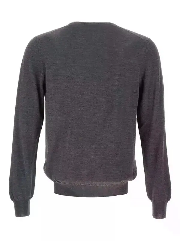 GRAN SASSO Crew-neck Ribbed Sweater